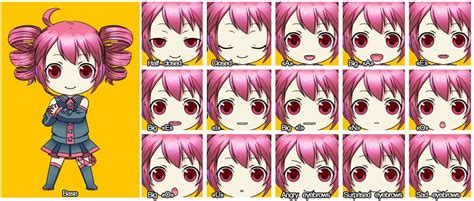 Lipsync Face Chart Face Chart Pixel Art Face