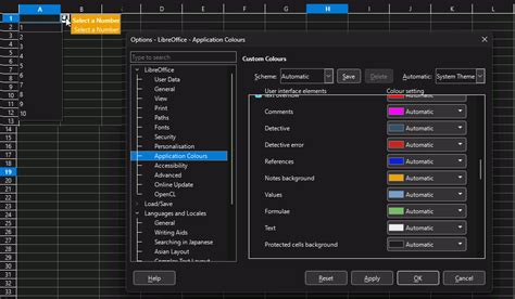 contents did not showing libreoffice calc data validity