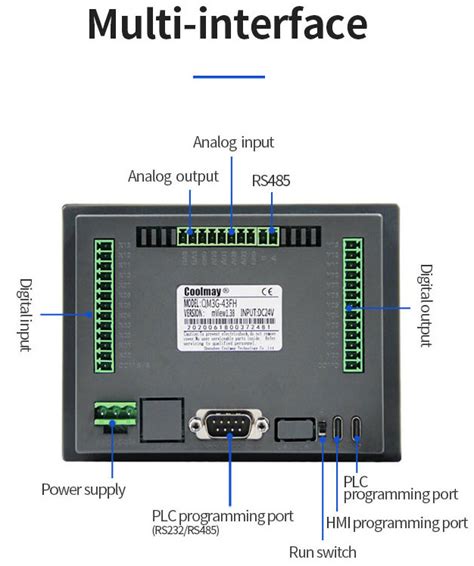 Coolmay Plc Controller Module Hmi Screen Plc Programming All In One Programmable Logic