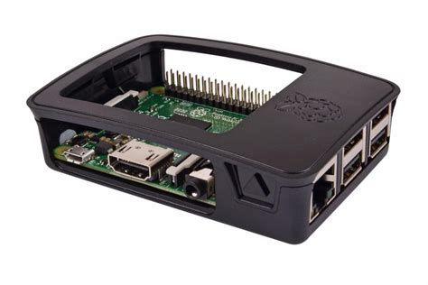 Official Raspberry Pi 3 Case Blackgrey The Pi Hut