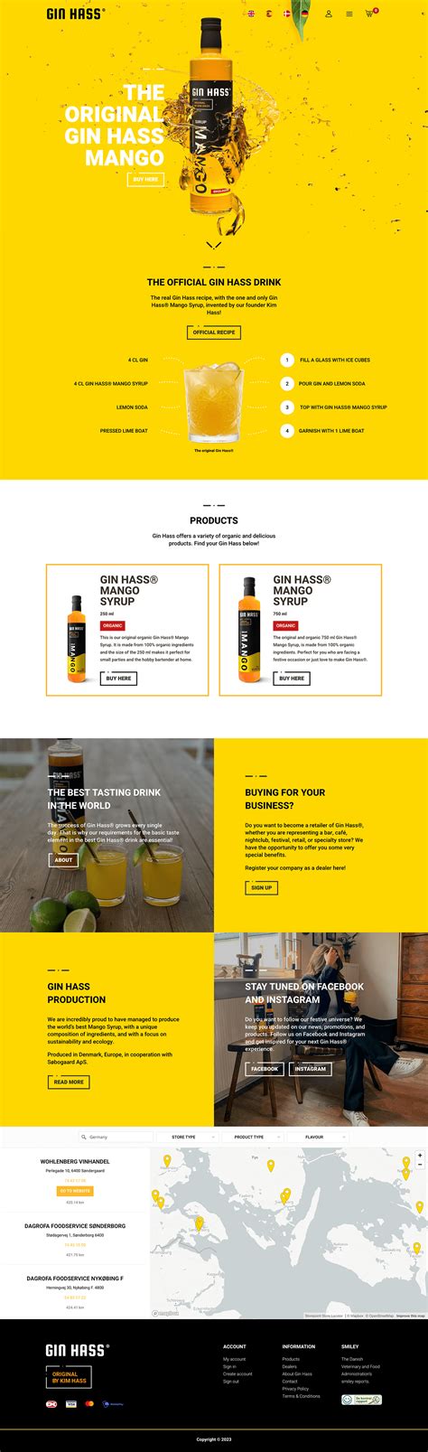 Gin Hass WordPress Website Built Using WooCommerce Divi