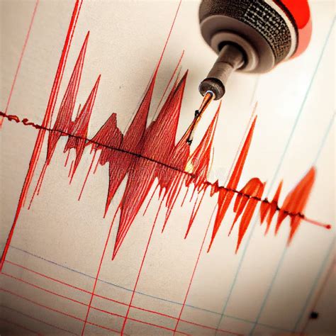 Seismograph For Earthquake Detection Stock Illustration Illustration Of Needle Wave 283079800