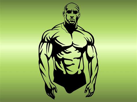 Muscle Man Vector At GetDrawings Free Download