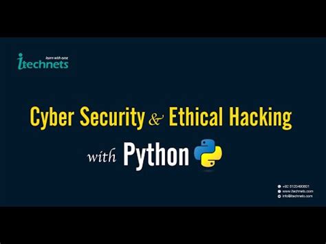 Cyber Security Ethical Hacking With Python Class Part YouTube
