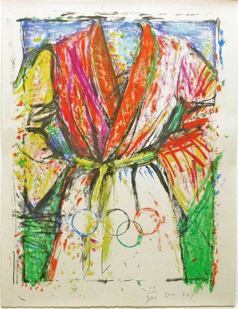 Jim Dine Multicoloured Robe For The Seoul Olympics At 1stdibs Jim