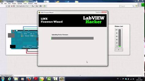 Labview Y Arduino Con Linx Ejemplo Con El Sensor De Distancia Hc Sr04