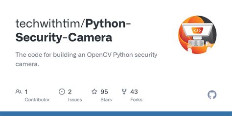 Python Security Camera Tutorial Py At Main Techwithtim Python