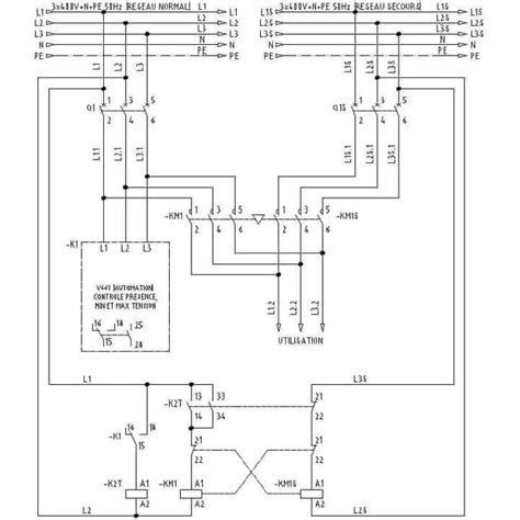 Schéma Dinverseur Automatique Électricité Générale