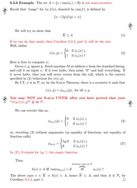 Computability Proof Using Strong Reducibility Mathematics Stack
