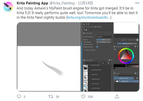 Help How To Find Mypaint Brush In Krita Nightly Build General