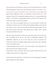 CS Learning Journal Unit Docx Learning Journal Unit In My Seventh Work Week Of This
