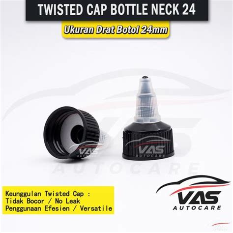 Jual Twisted Cap Bottle Tutup Botol Twist Kompon Compound Dispenser