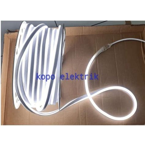 Jual Lampu Strip Led Flexible 10 Meter Soket Lampu Neon Flex Putih Di Seller Kopo Elektrik