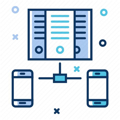 Bigdata Cloud Database Cloud Server Data Center Data Server Hosting Server Network Icon