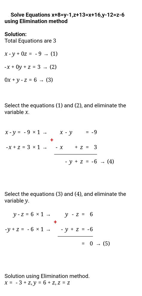 Solved Explain Th Steps And Why To Solve The Equations Solve The Course Hero