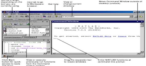 Layout Of Matlab Workspace David Houcque Northwestern
