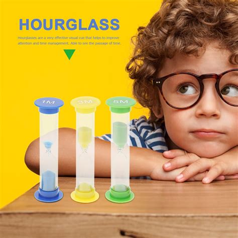 3pcs Classroom Game Sand Clock Timer 135 Minutes Grandado