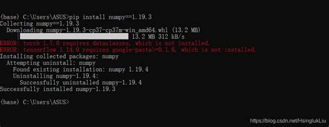 python报错： runtimeerror the current numpy installation ‘d develop anaconda lib site