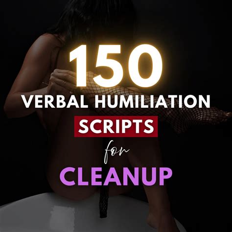 Cuckold Humiliation Game 150 Verbal Degradation Scripts For Cleanup