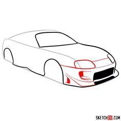 10 Ideas De Toyota Supra Mk4 Dibujos De Autos Toyota Supra Mk4 Como