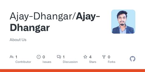 Github Ajay Dhangarajay Dhangar About Us