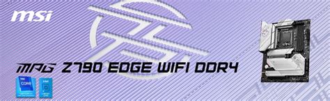 MSI MPG Z790 EDGE WIFI DDR4 LGA 1700 Intel Z790 SATA 6Gb S DDR4 ATX Motherboard Newegg Com