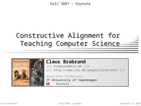 Ppt Constructive Alignment For Teaching Computer Science Dokumentips