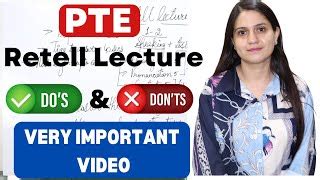PTE Speaking Retell Lecture Proven Strategies Do S Doovi
