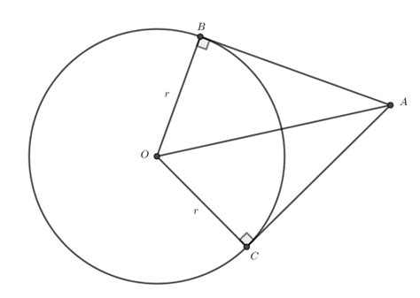 Use The Pythagorean Theorem To Prove The Tangent Segments Co Quizlet