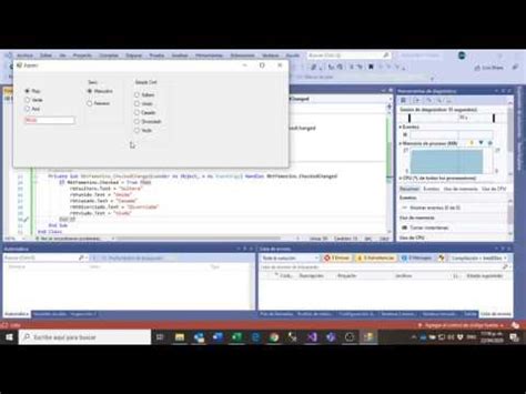 COMO USAR EL RADIOBUTTON EN VISUAL BASIC NET YouTube