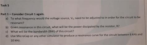 solved task 1 consider circult 1 circuit 1 given vs 20