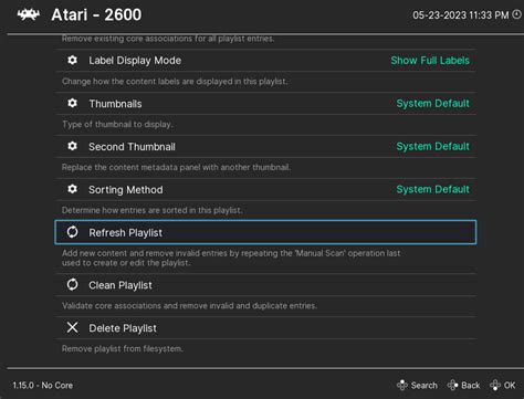 [feature Request] Add Refresh All Playlists Function · Issue 15311 · Libretro Retroarch · Github