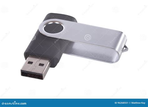 Isolated USB Portable Flash Drive Stock Image Image Of Media Electronic 96268551