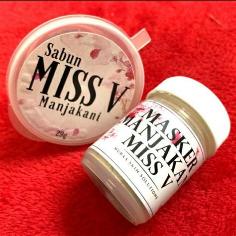 Masker Manjakani Miss V 15 G And Sabun Miss V 20 G♨️serbuk Miss V 15 G