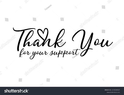 Thank You For Your Support Images