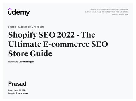 Prasad Korde On Linkedin Udemy Course Completion Certificate