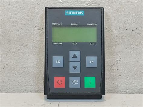 Siemens Sinamics Power Module Control Unit And Operator Panel Assembled