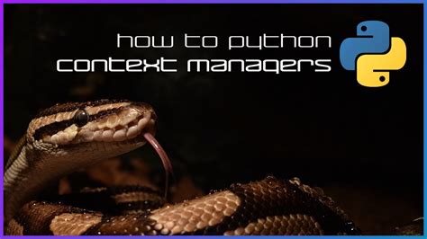Reading And Writing Using A Context Manager How To Python Part 17