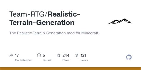 Github Team Rtg Realistic Terrain Generation The Realistic Terrain Generation Mod For Minecraft
