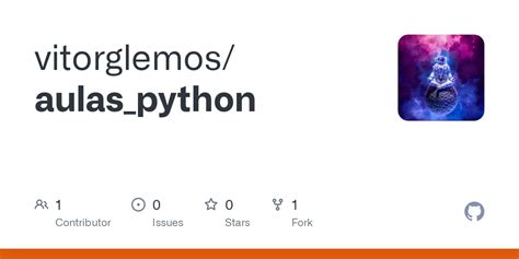 GitHub Vitorglemos Aulas Python