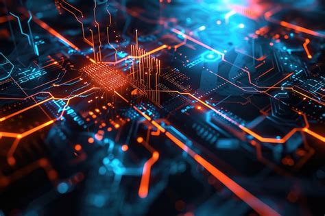 Premium Photo Abstract High Tech Background