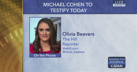 Olivia Beavers On Michael Cohens Testimony C