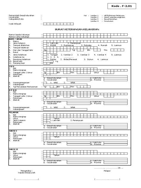 Form Kelahiran Pdf