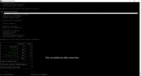 Report Newman Test Summary Shown Mid Collection Run Stack Overflow