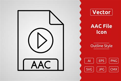 Aac File Format Icon Graphic By Muhammad Atiq · Creative Fabrica