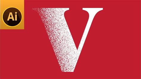 Vector A Letter Noise Effect In Adobe Illustrator