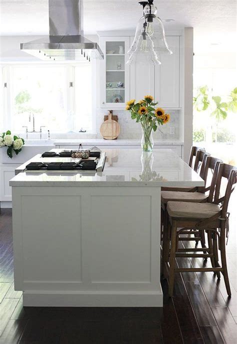 Smart Kitchen Peninsula With Stove Butcher Block Island Bar