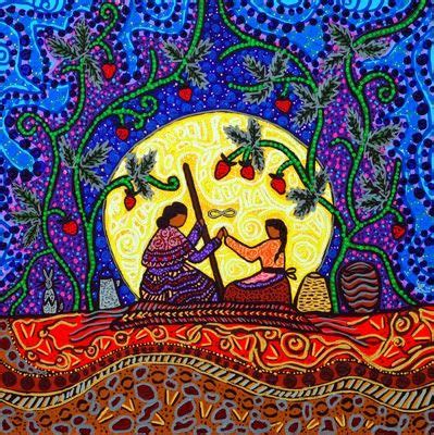 Full Strawberries Moon In July Indigenous Art Goddess Art Native