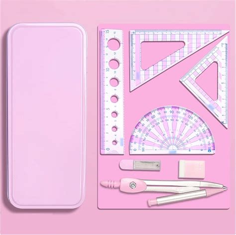 Jr2021ff Boussole Mathématique Kit Protractor Et Compasse Set Compas