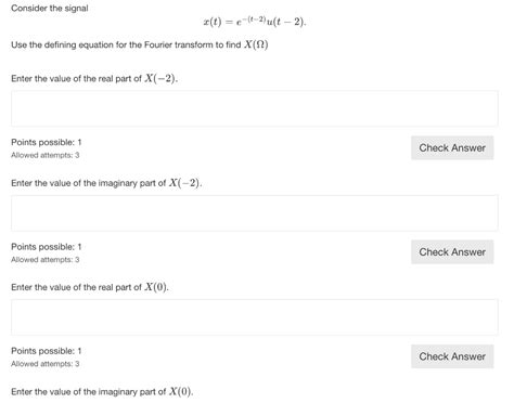 Solved Consider The Signal X T E T2 U T2 Use The Chegg Com